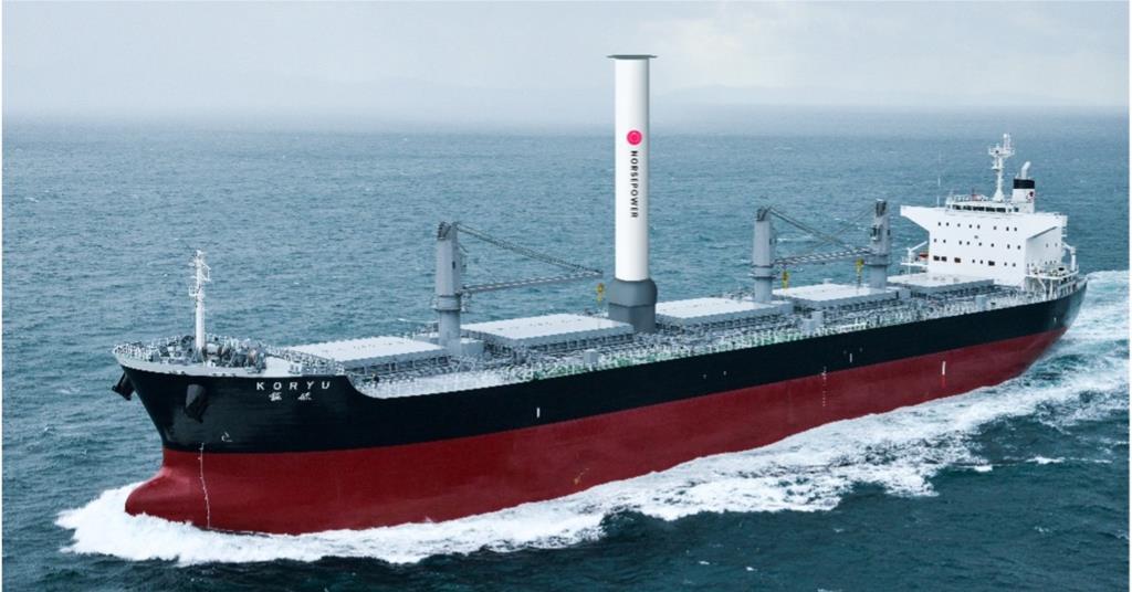 Rotor sail system for Pacific combi carrier | News | Motorship