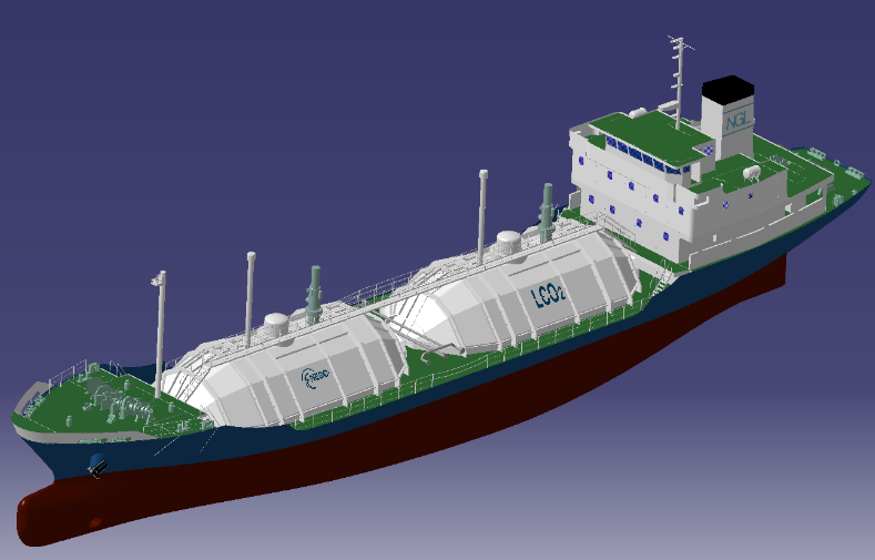 Japanese LCO2 Carrier Under Construction | News | Motorship