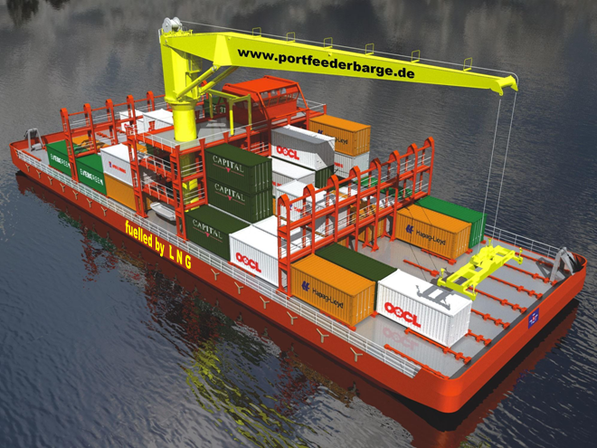 Port feeder barge developed to reduce container congestion | News ...
