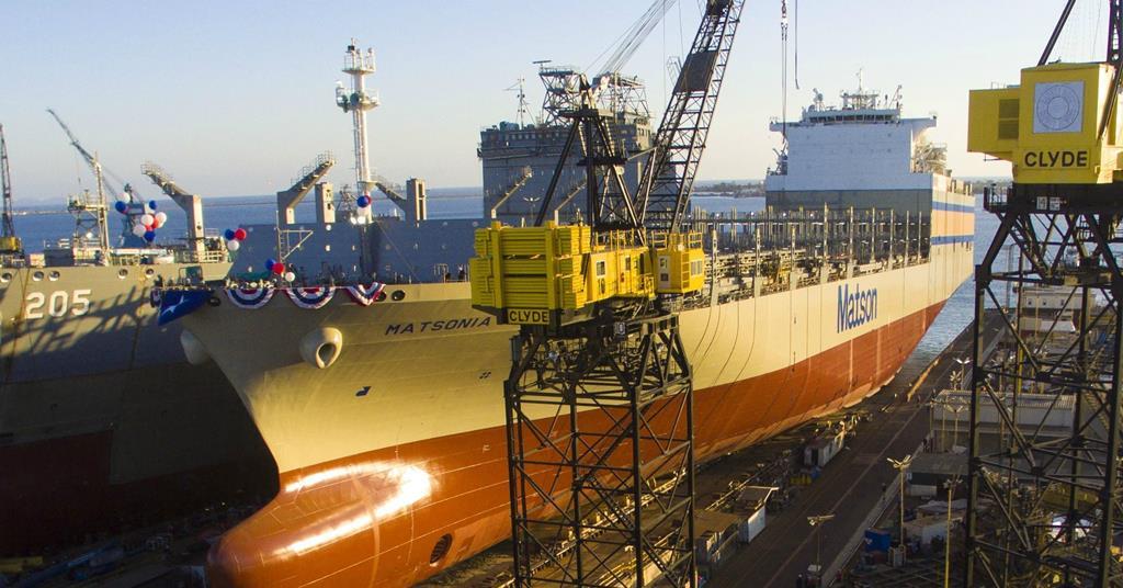 Naming ceremony for second Matson Navigation con-ro vessel | News ...