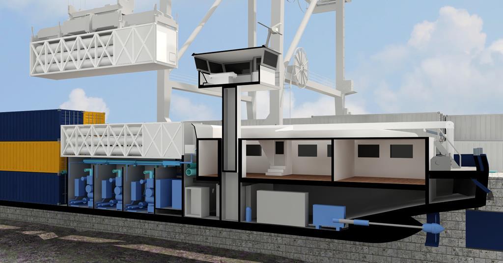 Inland container ship ready for hydrogen retrofit | News | Motorship