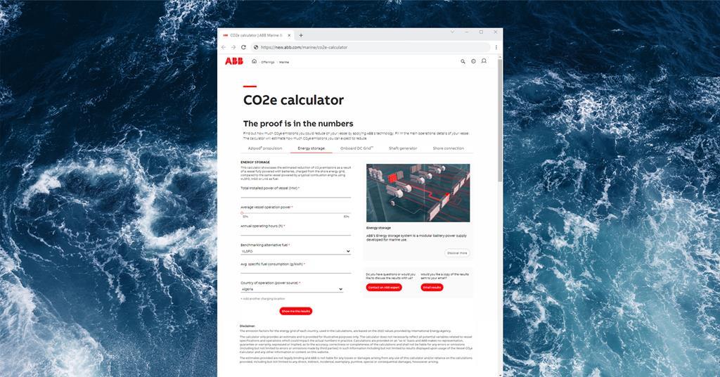 New CO2e Calculator to improve emissions transparency in vessel ...