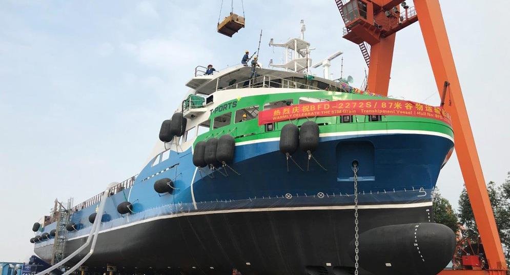 New transhipment vessel for grain exports | News | Motorship