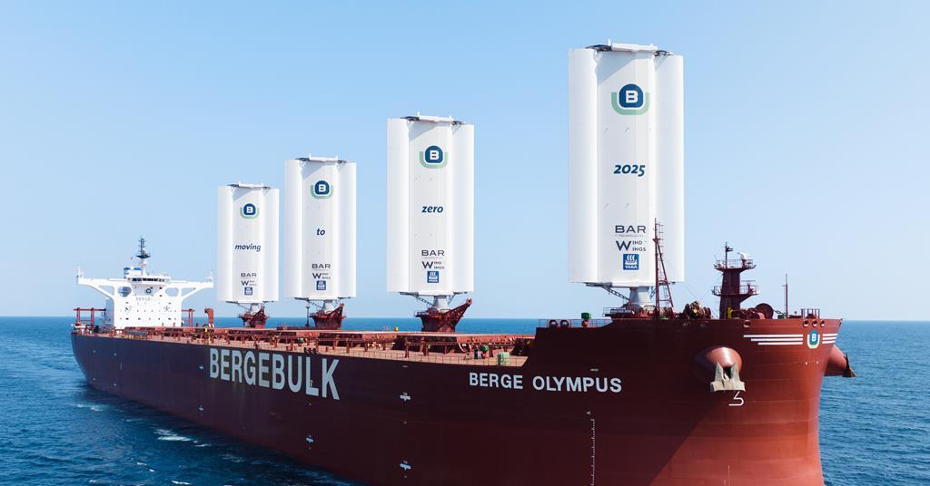 Berge Bulk unveils emission busting wind cargo ship | News | Motorship