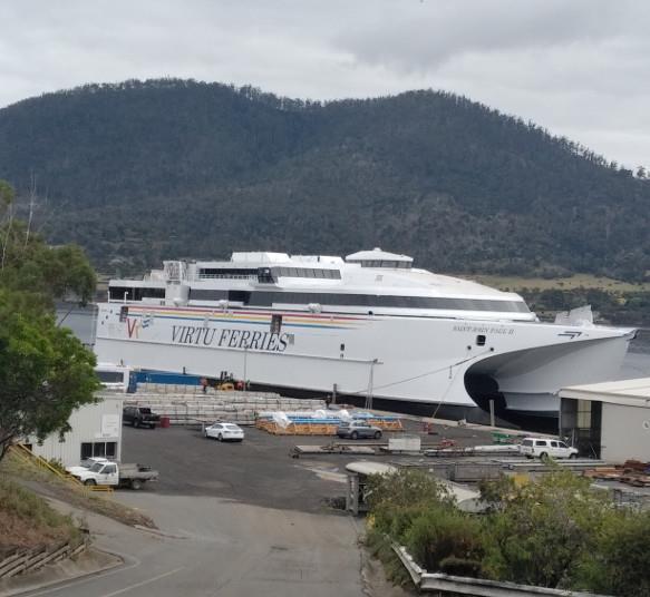 Incat launches high-speed RoPax catamaran | News | Motorship