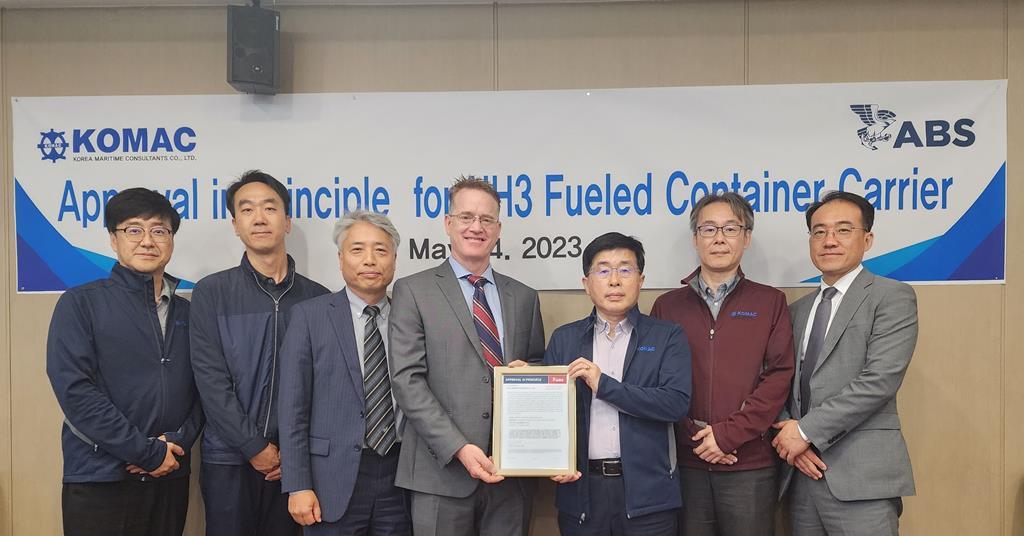 ABS AiP for NH3-fuelled containership design | News | Motorship