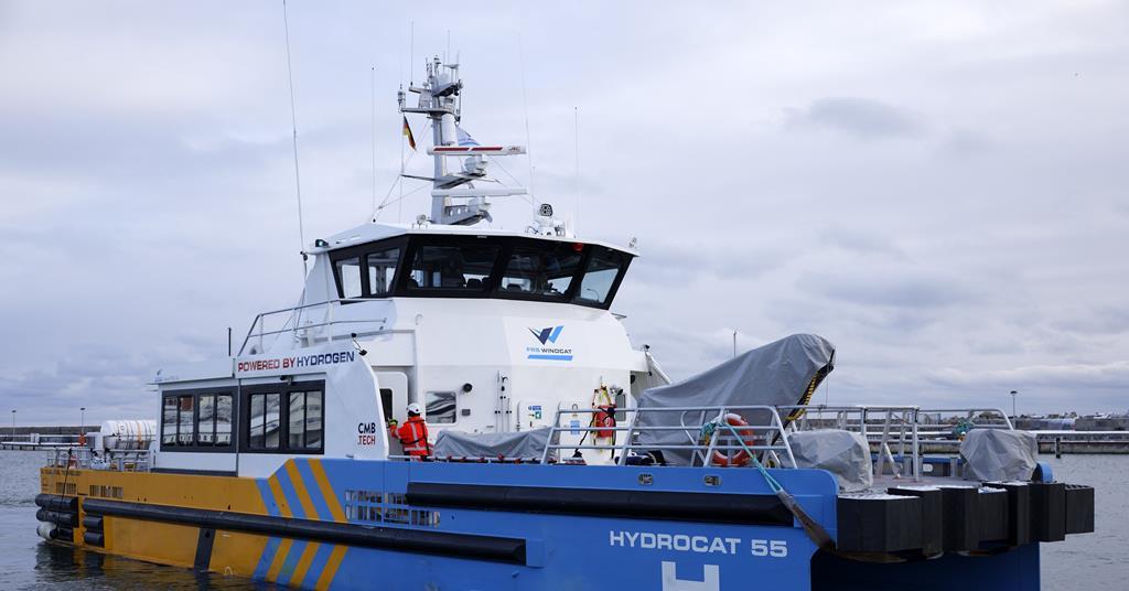First hydrogen-powered CTV enters service in German offshore market ...