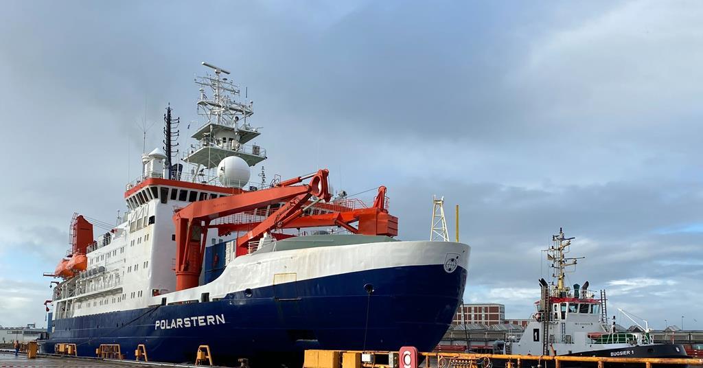 Polarstern Logo Climate Change: Polarstern Icebreaker Begins Year Long