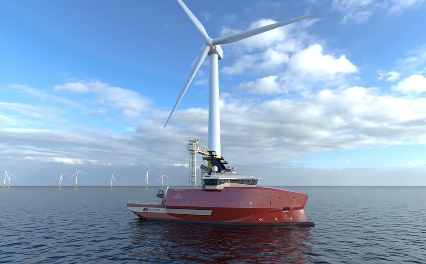 A brand new offshore wind ship design | News | Motorship
