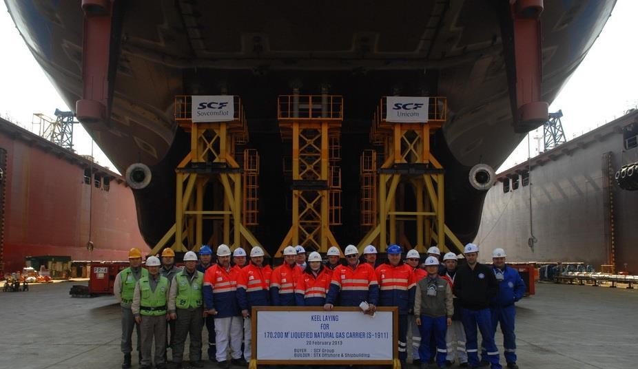 STX lays keel for LNG carrier | News | Motorship